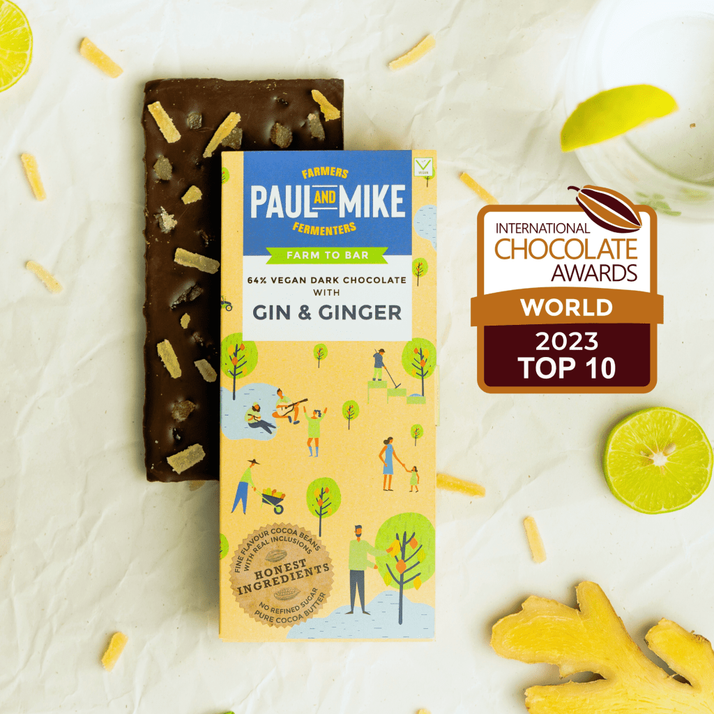 Paul And Mike’s Gin And Ginger Dark Chocolate ranks amongst top 10 ...